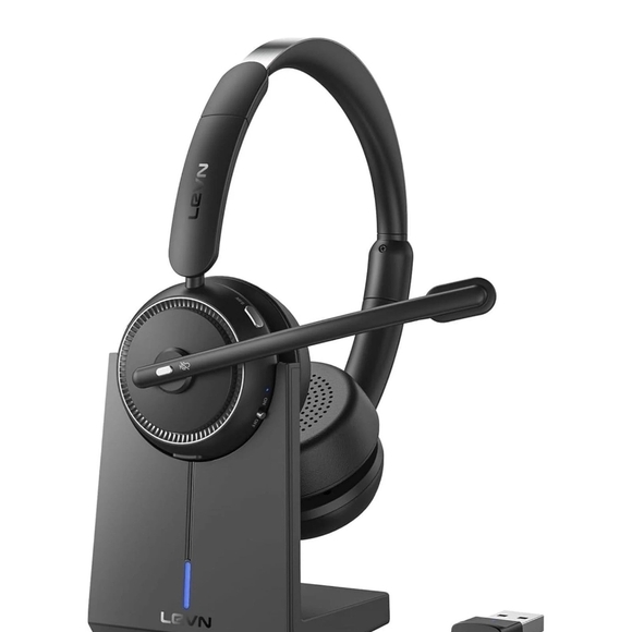 Headphones | Wireless Headset With Mic For Work Bluetooth Headset With ...